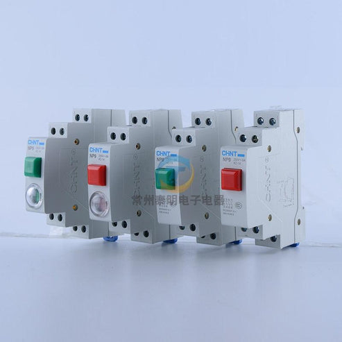 electrical center b2c | 1PC CHINT NP9 push button card DIN rail button ...
