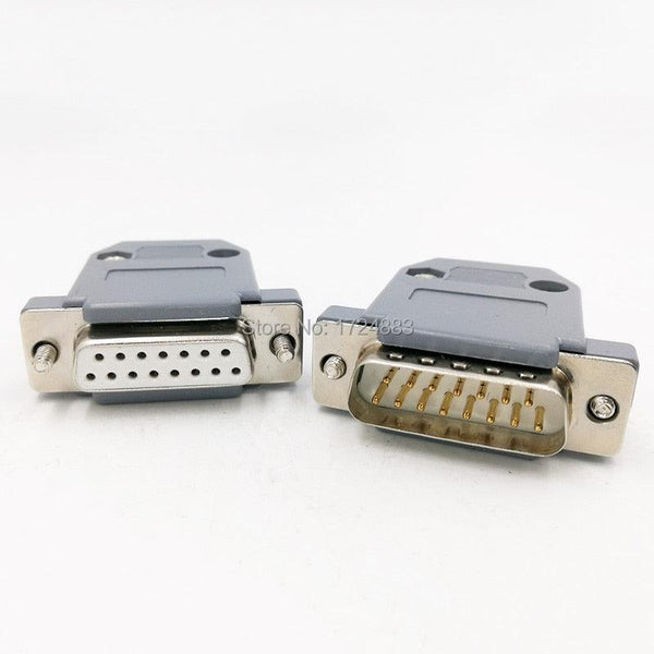 electrical center b2c | DB15 connector 2 row hole/pin female Male plug ...
