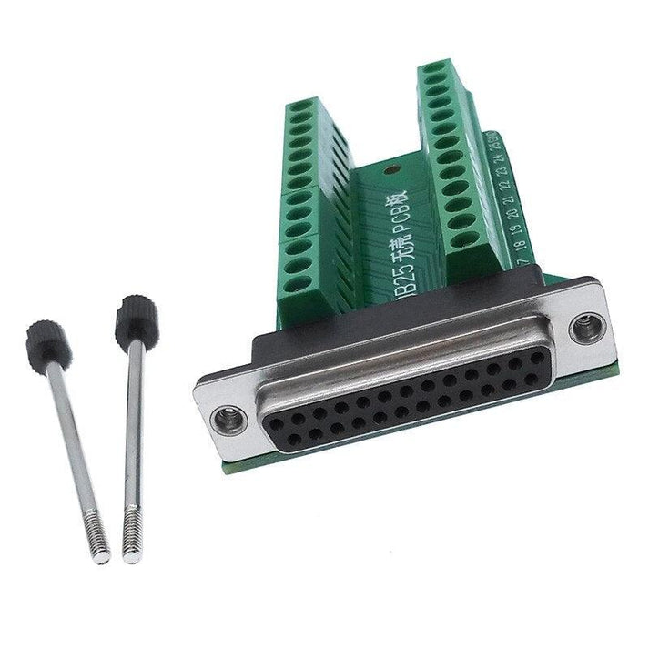 DB25 25pin Adapter RS232 Serial Signals Terminal Module Interface Converter To Terminal DB25 ...