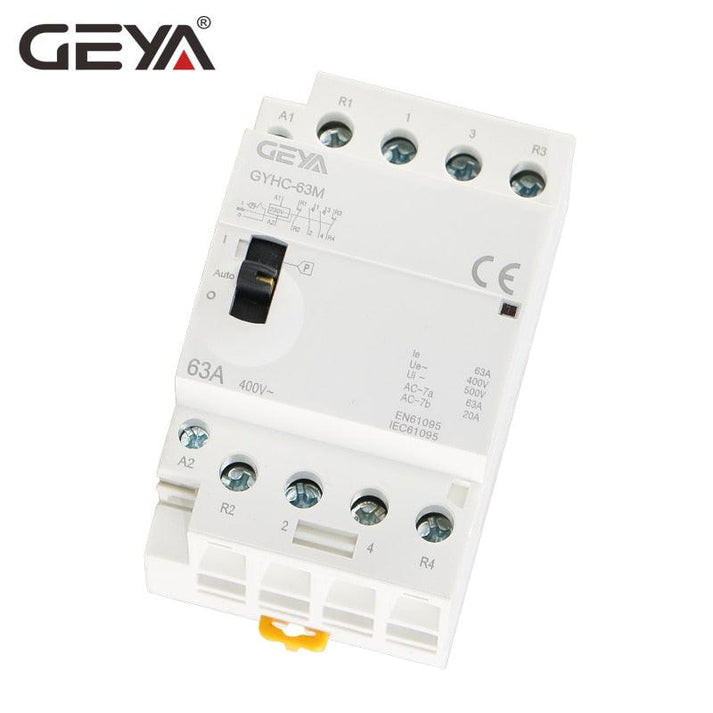 electrical center b2c | GEYA GYHC 4P 40A 63A 2NC2NO OR 4NO 220V/230V 50/60HZ Din Rail